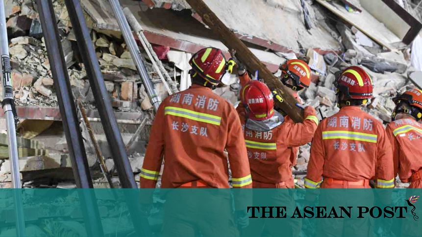 Survivor Rescued From Collapsed China Building | The ASEAN Post